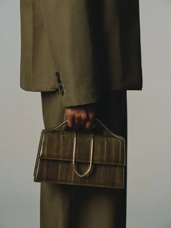 Jacquemus Large Bambino Bag - Deep Khaki - 18% Off | Editorialist